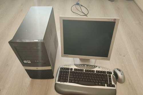 Компьютер HP dx2400 (полный комплект)