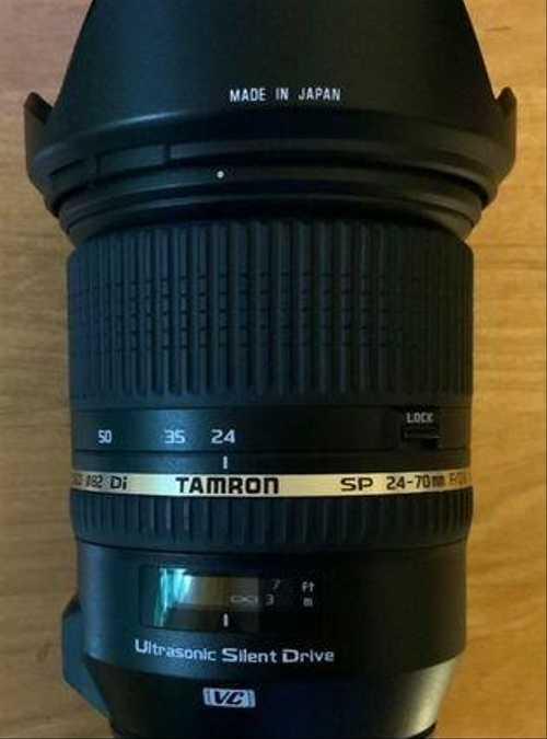 Tamron (Canon) SP 24-70mm F/2.8 Di VC USD в отличн