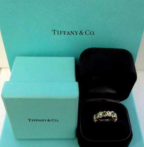 Золотое кольцо Tiffany