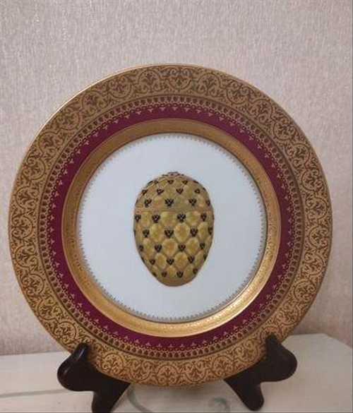 Тарелка Faberge «Коронационное» яйцо императора