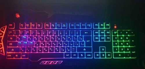 Игровая клавиатура с подсветкой bloody b314