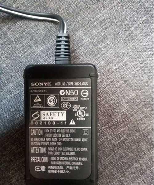 Сетевой адаптер Sony AC-L200 / AC-L200B / AC-L200