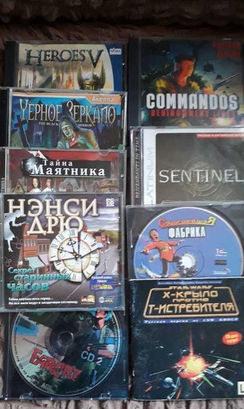 Компьютерные игры б/у на CD и DVD