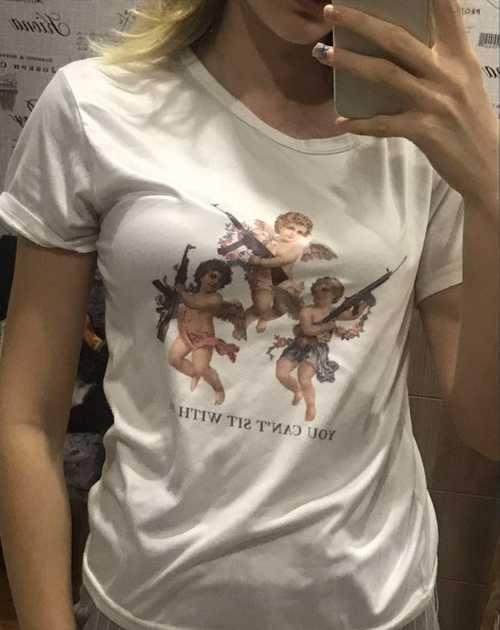 Футболка с ангелами
