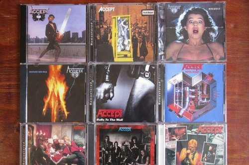 CD компакт диски Accept,Ozzy Osbourne,Kiss,Cream