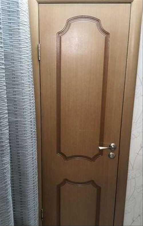 Двери межкомнатные с коробкой из шпона