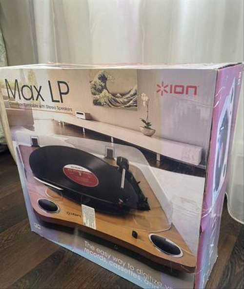 Виниловый проигрователь ION audio MAX LP wood