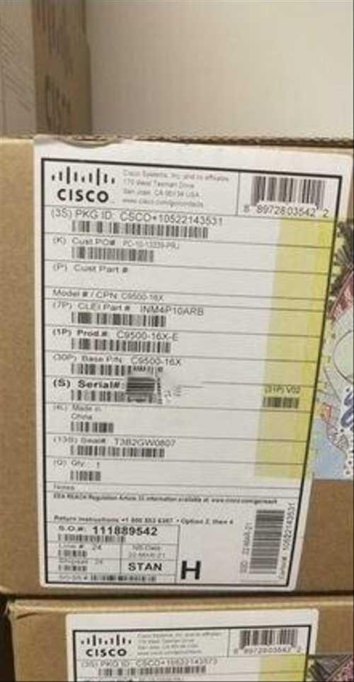 Коммутаторы Cisco C9500-16X-E
