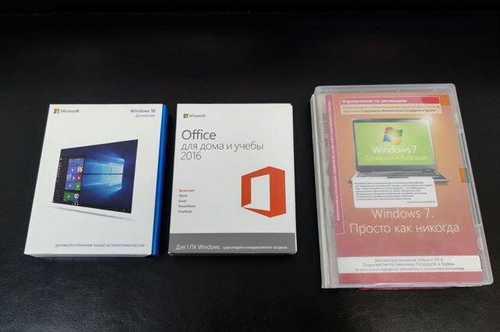 Microsoft Windows 7, 10, Microsoft Office 2016
