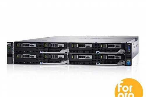 Сервер dell FX2S 4xFC630 8xE5-2640v4 768GB, H730