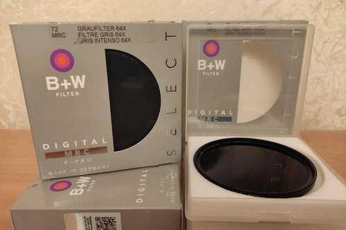 Светофильтр B+W ND 72мм нейтрально-серый