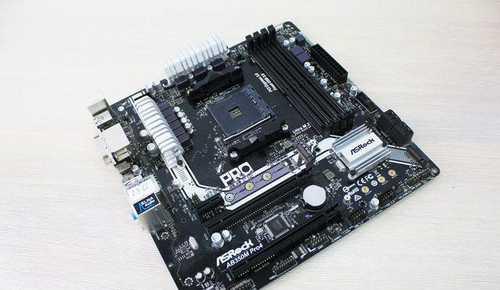 Материнская плата AM4 Asrock AB350M PRO4