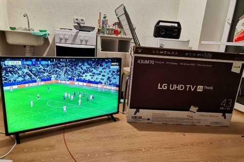 Телевизор 4K UHD Телевизор LG 43UM7020 43"
