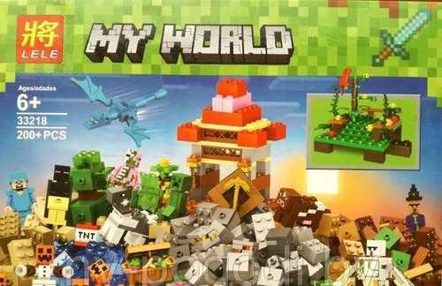 Конструктор Lele My World 33218 Майнкрафт Разграбл