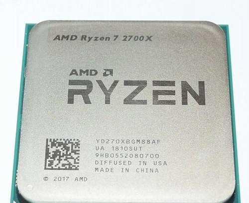 Процессор AMD Ryzen 7 2700X, sAM4