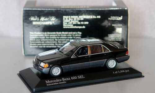 1/43 Minichamps Mercedes Benz 600 SEL 1991