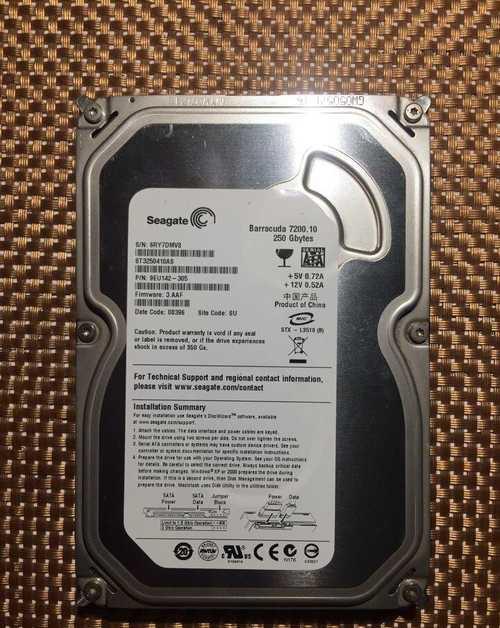 Жесткий диск Seagate - 250GB, 160GB, SATA, 3,5"