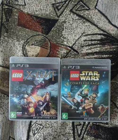 Lego Хоббит, Lego Star Wars. - диски PS3