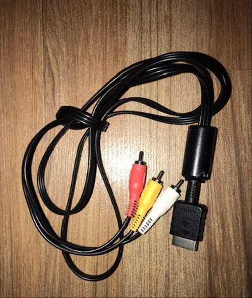 Провод 3 rca (тюльпаны) playstation AV PS1, PS2, P