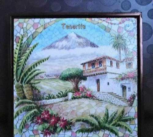 Картина-плитка с острова Тенерифе