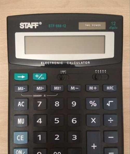 Калькулятор настольный staff STF-888-12