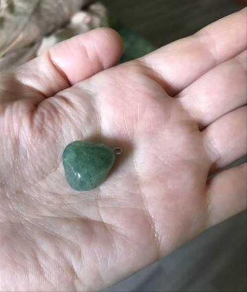 Авантюрин натуральный камень минерал галтовка