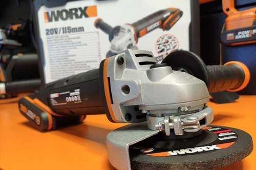 Ушм (болгарка) аккумуляторная worx WX800