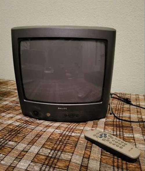 Телевизор philips в рабочем состоянии
