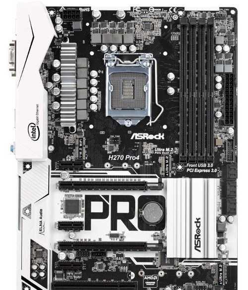 Новая 1151 плата ASRock H270 Pro4