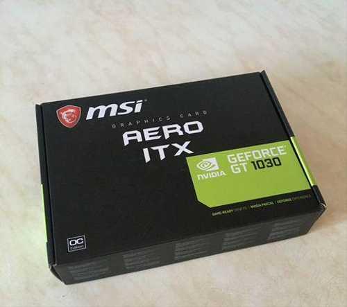 MSI GeForce GT 1030 aero ITX 2GD4 OC, Retail
