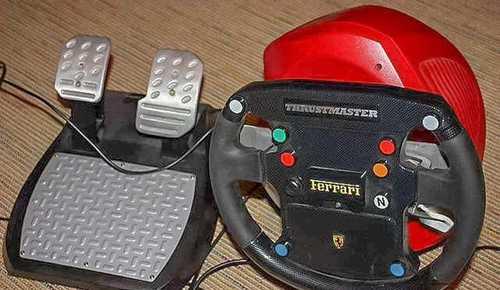 Руль с обратной связью и педали Thrustmaster F1