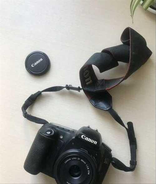 Canon eos 20D + объектив canon lens ef 40mm