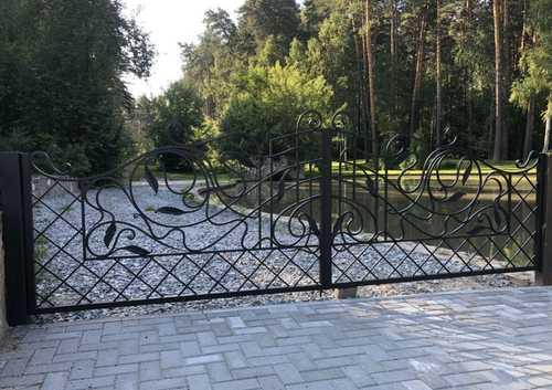 Ворота кованые