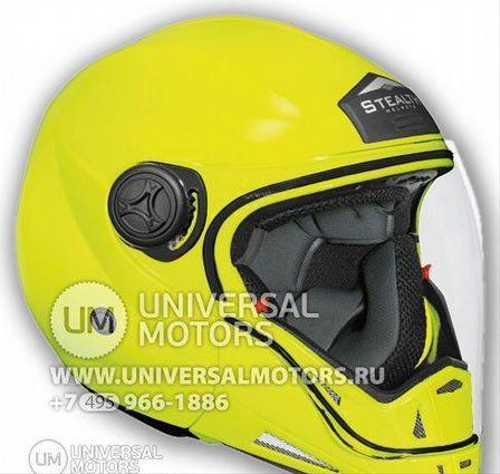 Шлем vega hd190 solid hi-vis желтый глянцевый