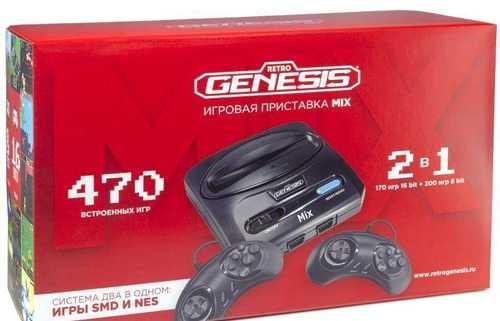 Retro Genesis mix + 470 игр