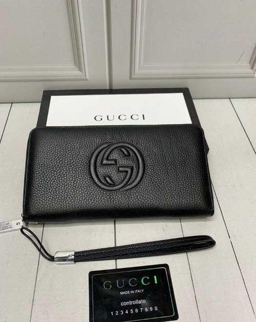 Новый кошелёк Gucci / Гуччи чёрный