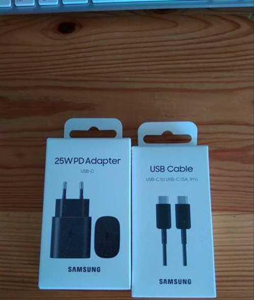 Samsung USB Type-C Power 25W Black / USB Cable