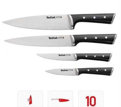 Набор кухонных ножей Tefal Ice Force Новый