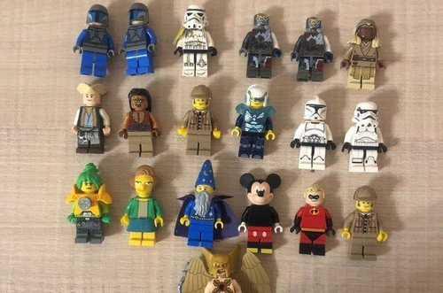 Lego minifigures star wars super heroes