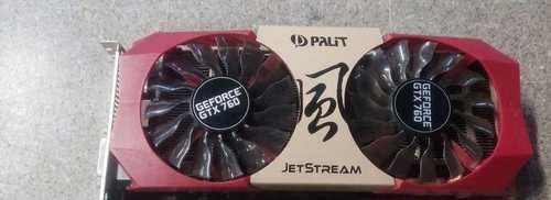 Видеокарта Palit JetStream GTX760 gddr5 2Gb(Неиспр