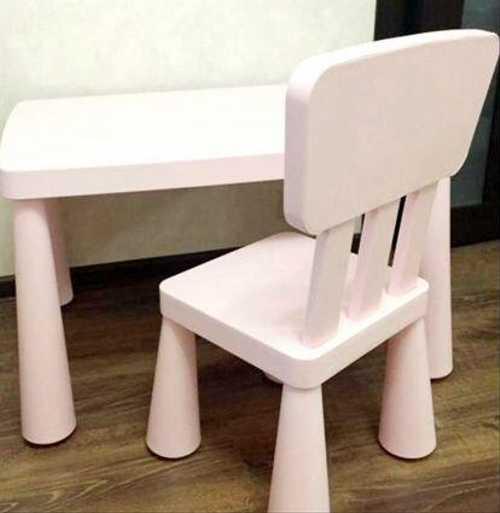 Детский стол и стул маммут