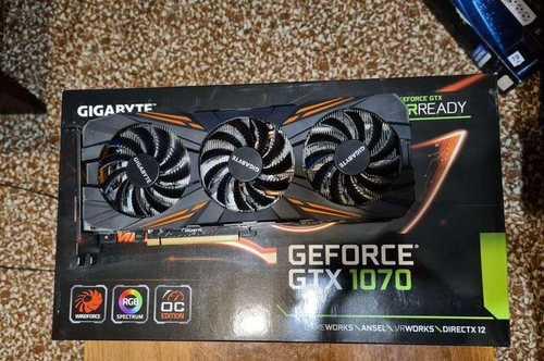 Видеокарта GeForce GTX1070 G1 Gaming Gigabyte Wind