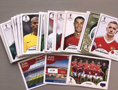 Наклейки Panini fifa World Cup Russia 2018