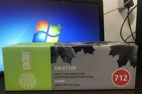 Картридж C712S черный