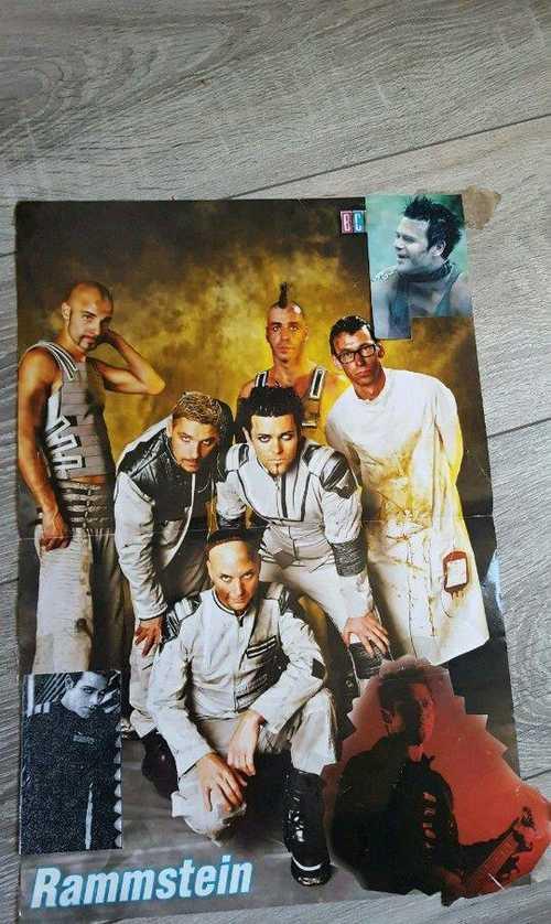 Постер и вырезки с инфо Rammstein