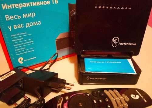TV приставка + wifi роутер ростелеком