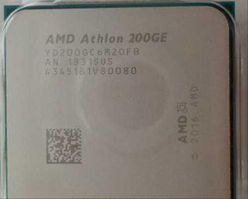 Процессор AMD Athlon 200GE, SocketAM4