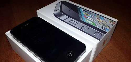 Apple iPhone 4S черный 16 Gb хорошее состояние