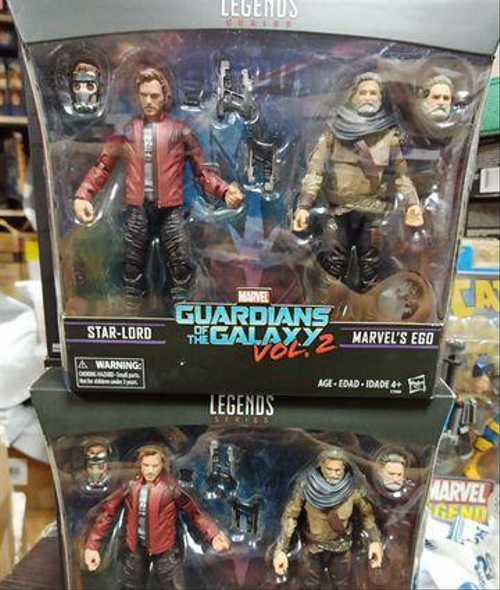Набор фигурок Marvel Legends Ego & Star-Lord