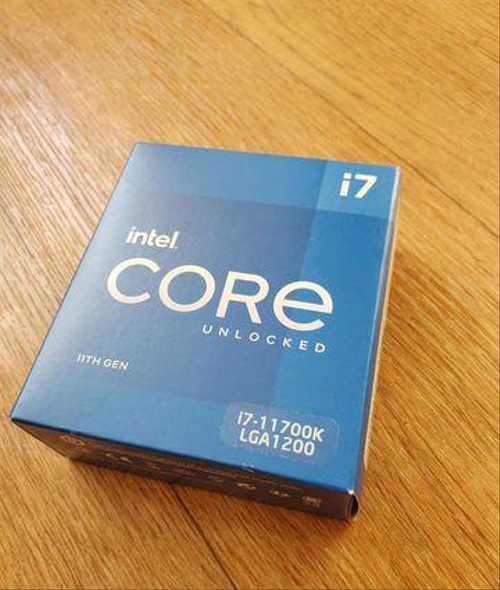 Процессор Intel Core i7 11700k LGA1200 BOX новый